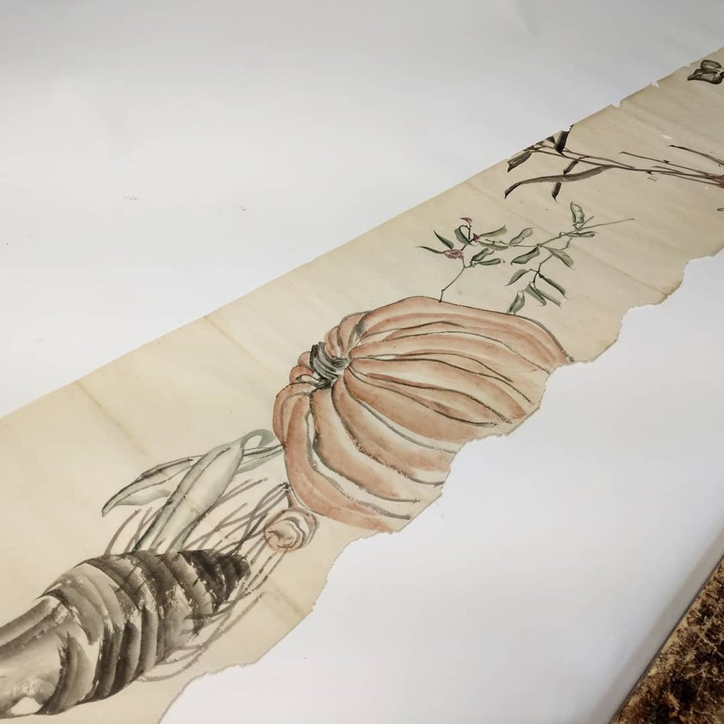 Hand painted hand scroll – Shibui Japanese Antiques & Furniture