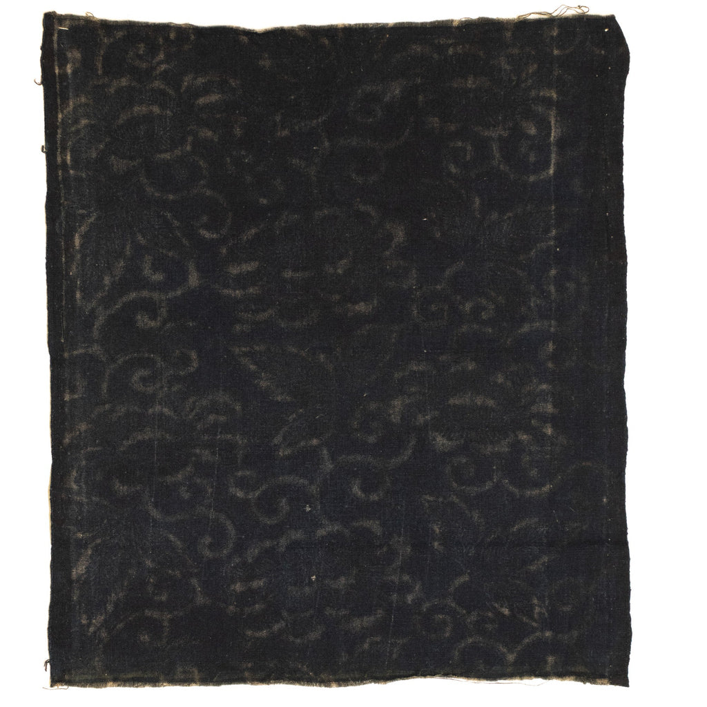 Katazome Fragment with Arabesque Pattern and Leaves – Shibui Japanese ...