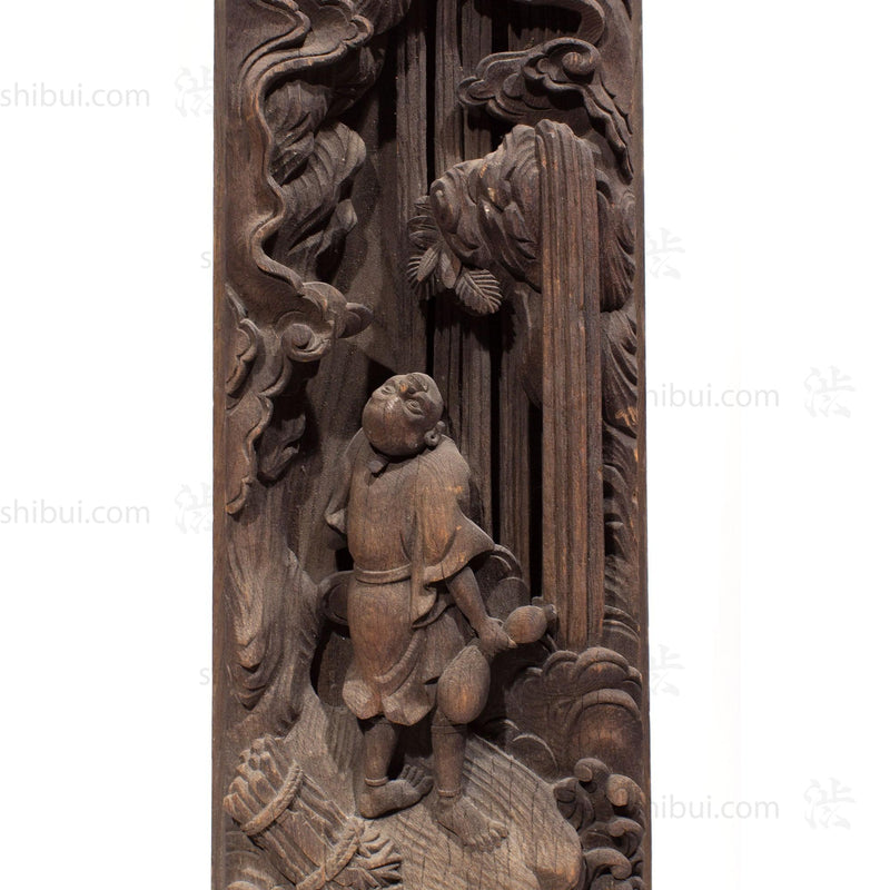 Temple Carvings | Deeply Carved Edo Period – Shibui Japanese Antiques ...