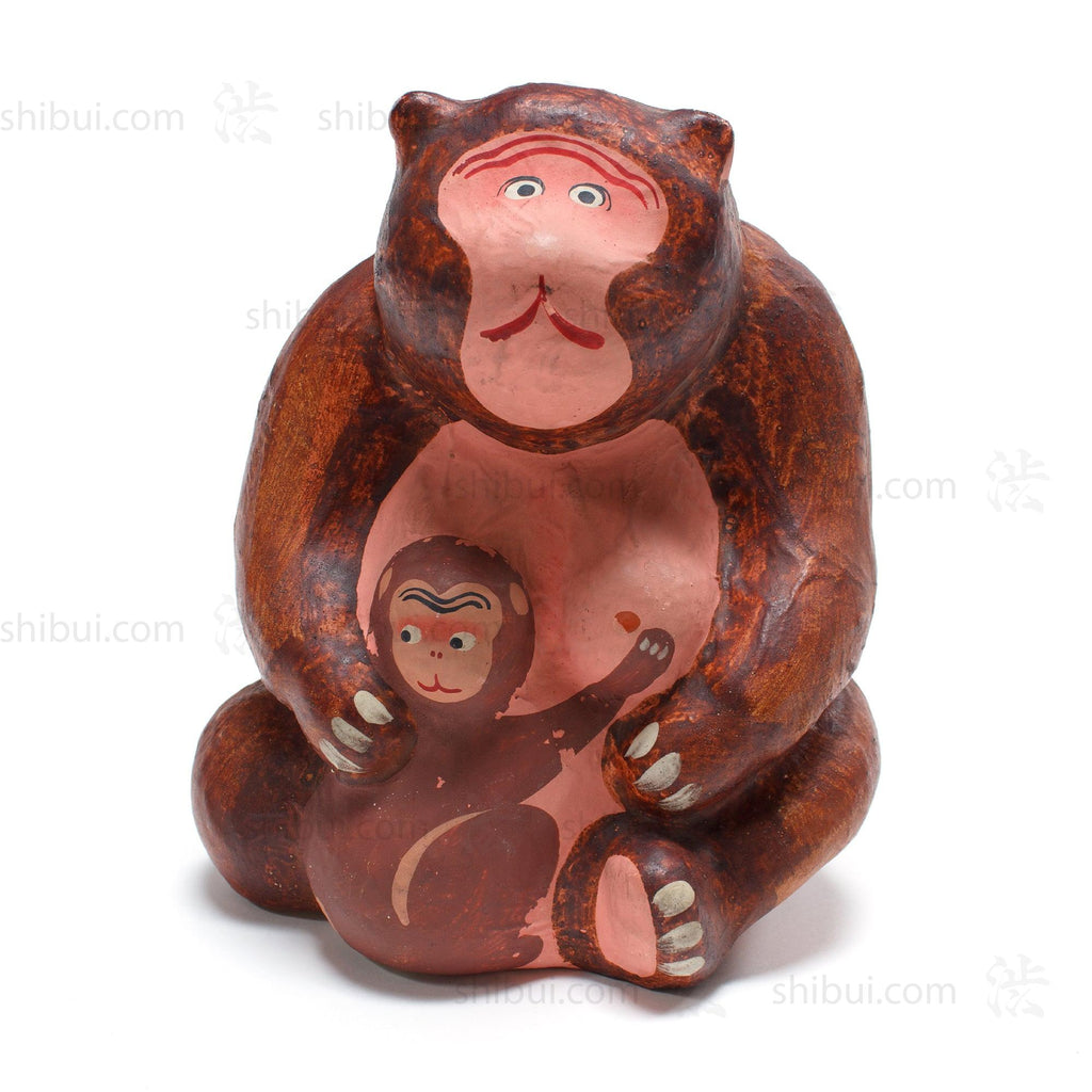 Paper Mache Mother Monkey Statue – Shibui Japanese Antiques & Furniture