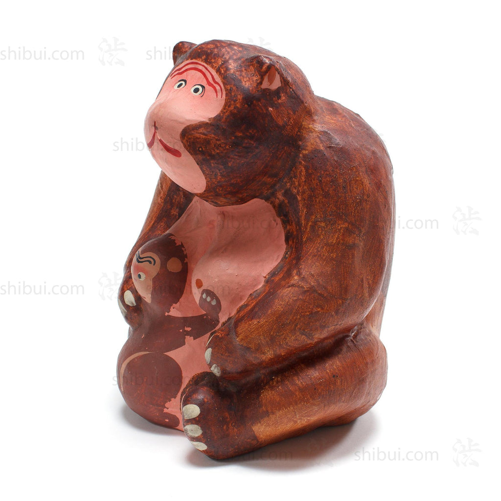 Paper Mache Mother Monkey Statue – Shibui Japanese Antiques & Furniture
