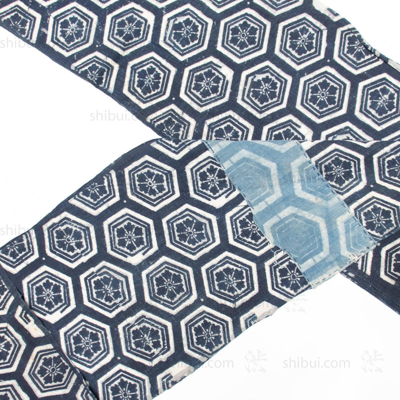 Umagake - Long Japanese Tsutsugaki Indigo Cotton Horse Wrapper – Shibui ...