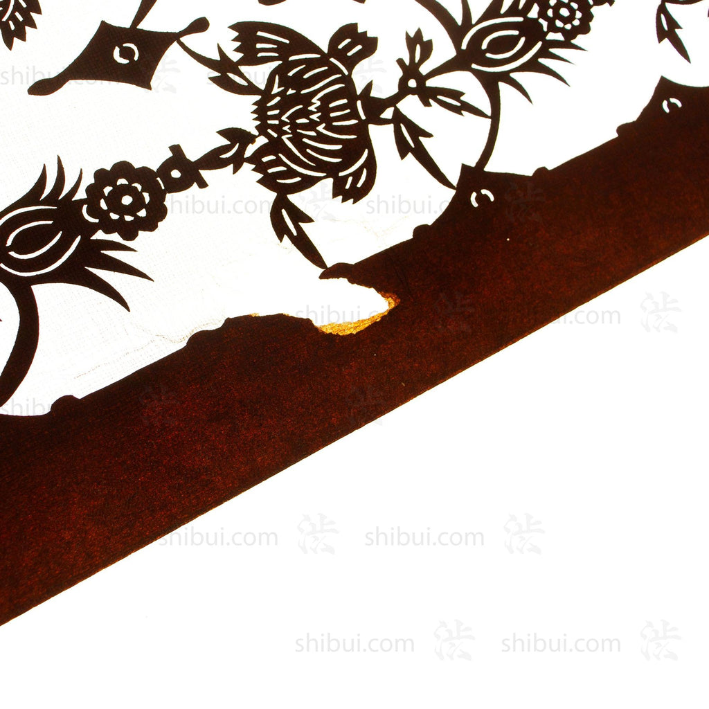 Carnation Motif Katagami | Japanese Lacquered Paper Stencil – Shibui ...