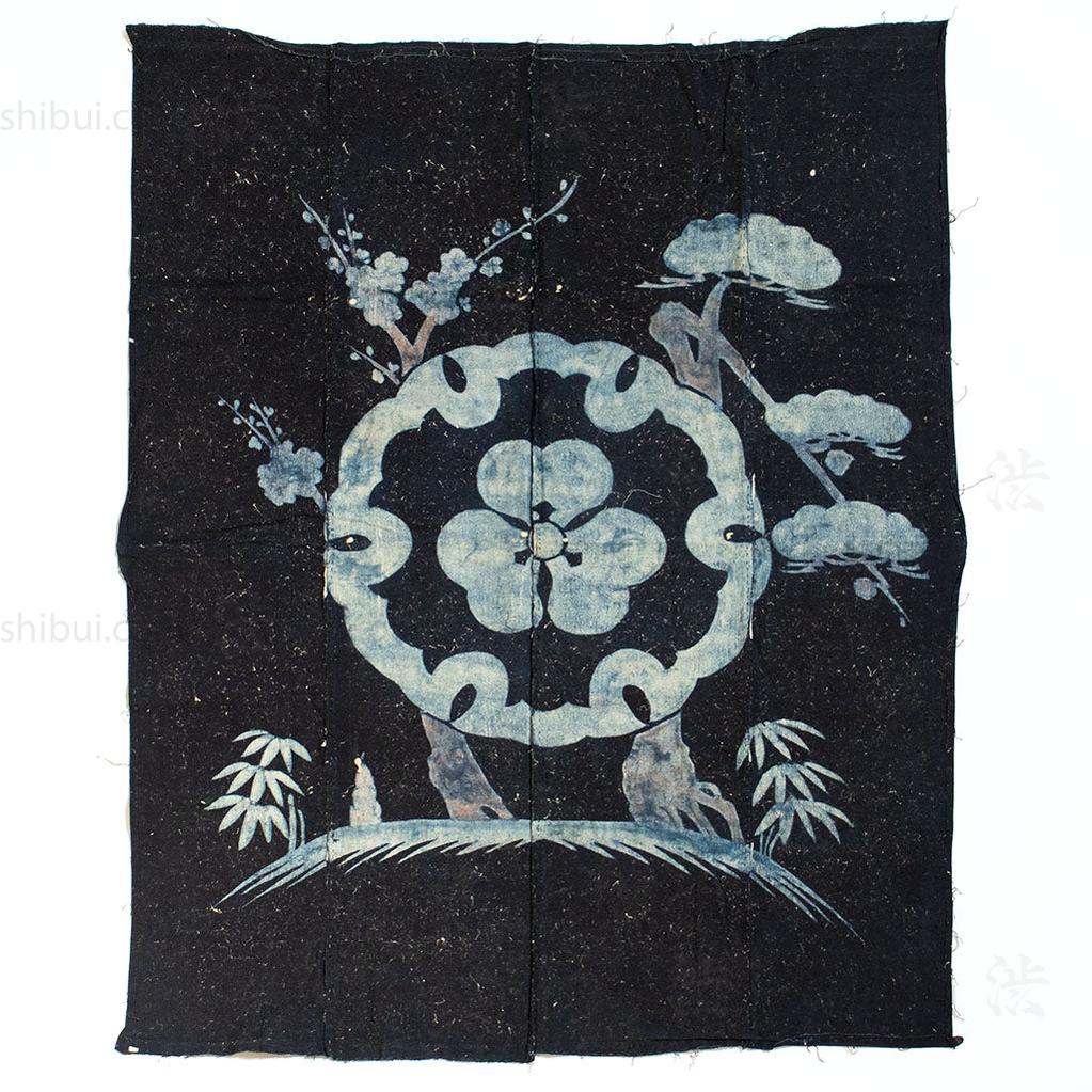 Tsutsugaki Futonji with Lucky Symbols and Mon. – Shibui Japanese ...