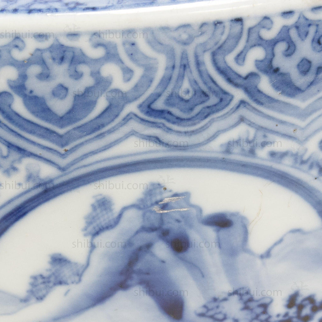 Japanese Ceramic Blue and White Hibachi – Shibui Japanese Antiques ...