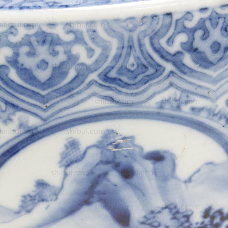 Japanese Ceramic Blue and White Hibachi – Shibui Japanese Antiques ...
