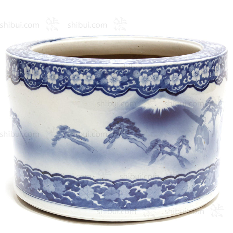 Japanese Ceramic Blue and White Hibachi – Shibui Japanese Antiques ...