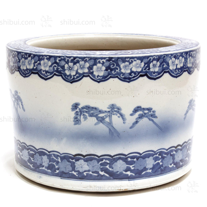 Japanese Ceramic Blue and White Hibachi – Shibui Japanese Antiques ...
