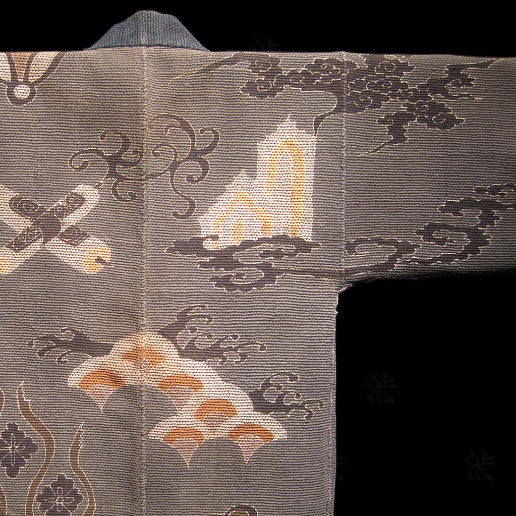 Hanten with Lucky Symbols Japanese Antique Kimono – Shibui Japanese ...