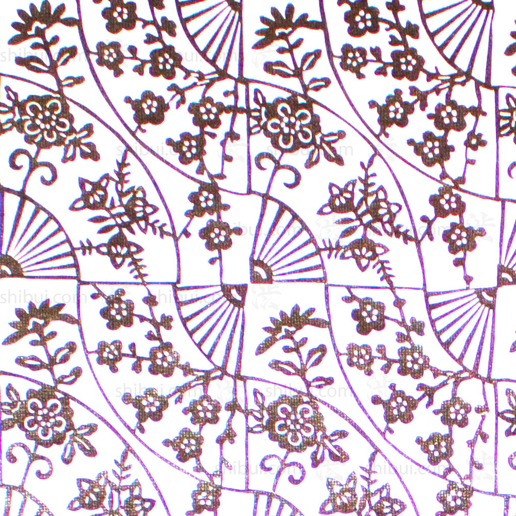 Katagami Japanese Lacquered Paper Stencil – Shibui Japanese Antiques ...