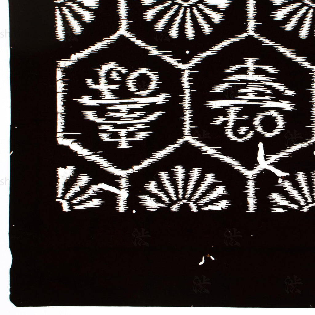 Katagami Japanese Lacquered Paper Stencil – Shibui Japanese Antiques ...