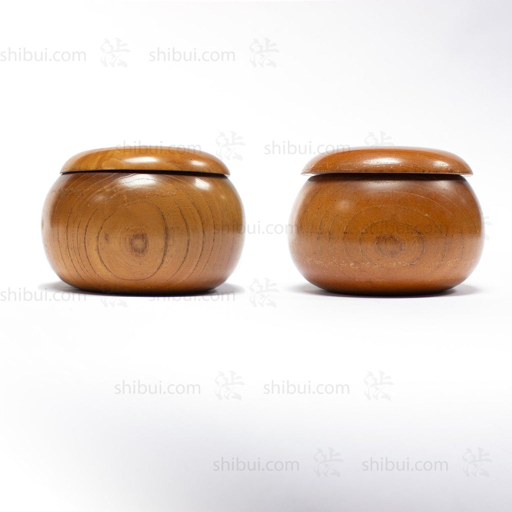Go Seigen Jujube Goke with Clamshell and River Slate Goishi – Shibui ...